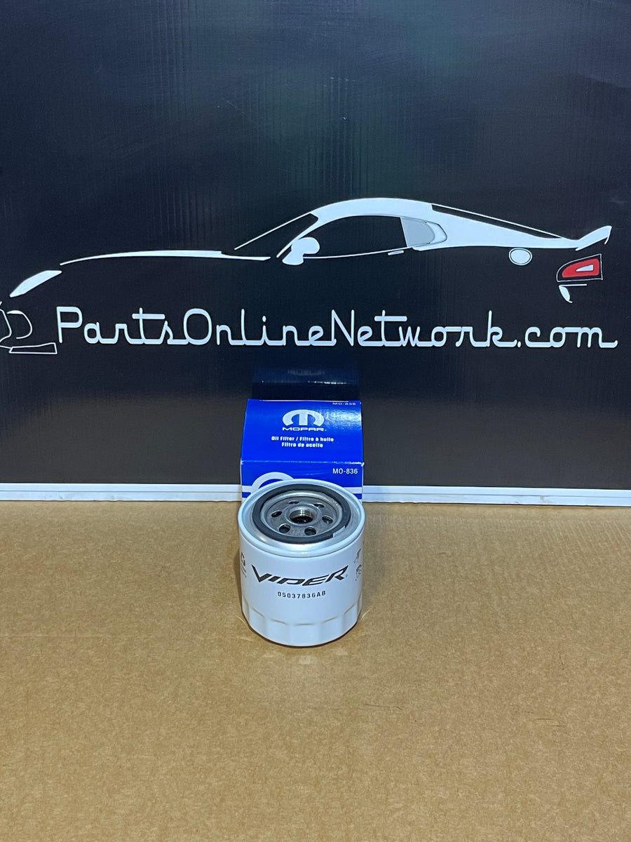 Mopar White Viper Oil Filter 5037836AB – Used Parts Online Network