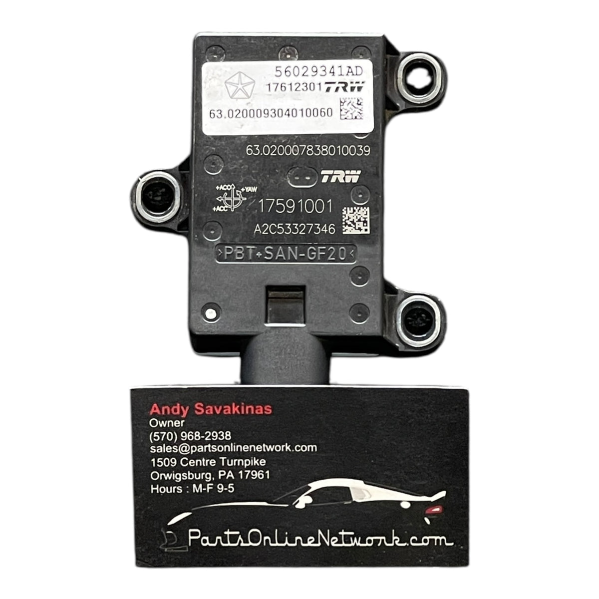 2009 - 2011 Dodge Ram Lateral Acceleration Dynamics Yaw Sensor OEM 560 ...