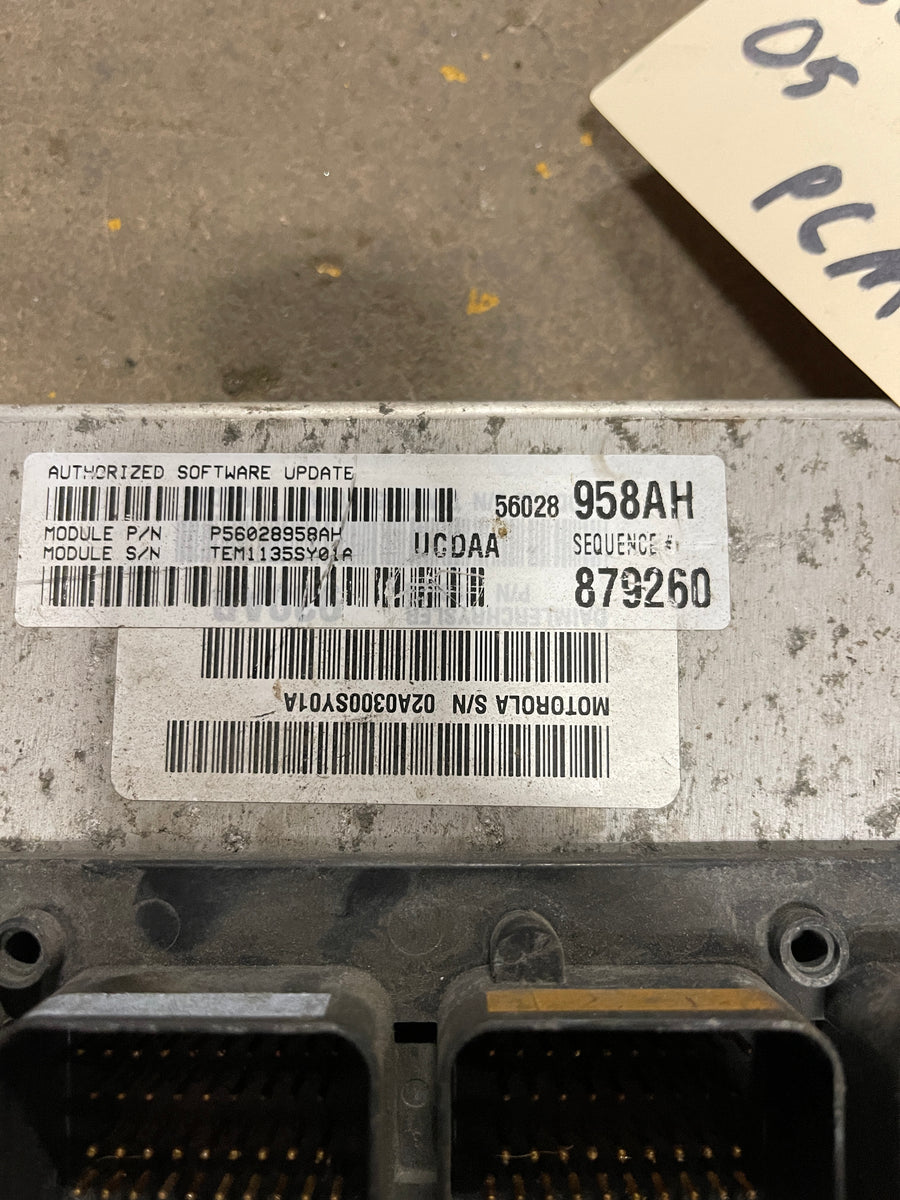 2005 Dodge Ram 1500 5.7L Hemi PCM – Used Parts Online Network